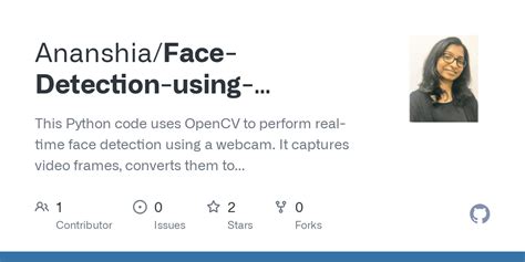 GitHub Ananshia Face Detection Using OpenCV And Haarcascade Frontal