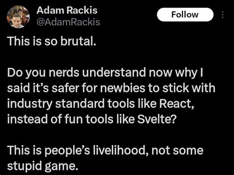 What Do Yall Think Rsveltejs