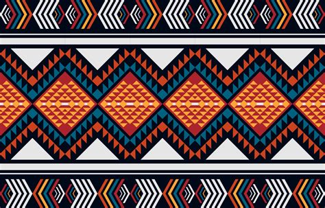 Geometric Ethnic Pattern Seamless Ethnic Seamless Pattern Design For