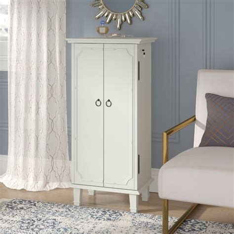 House Of Hampton® Tinsman 19 Wide Jewelry Armoire With Mirror