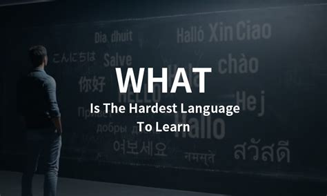 What Is The Hardest Language To Learn