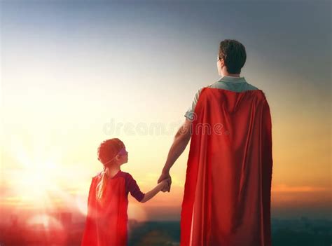 Vater Und Seine Tochter Stockbild Bild 71633369