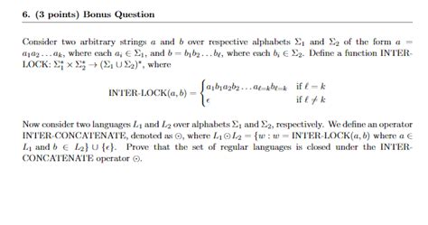 6 3 Points Bonus Question Consider Two Arbitrary