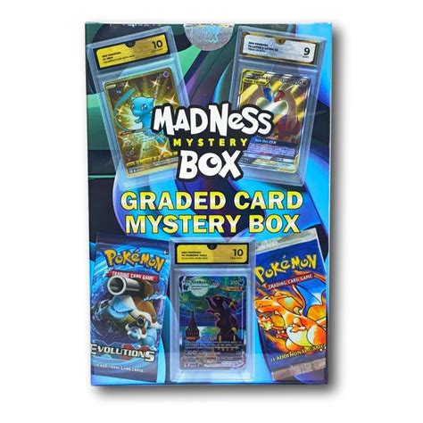 Pokémon Mystery Box Graded Card Booster Packs Madness Mystery Box