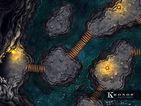 Drowning Cavern Battlemap Cave Dnd Battle Map Dandd Cave Dungeons