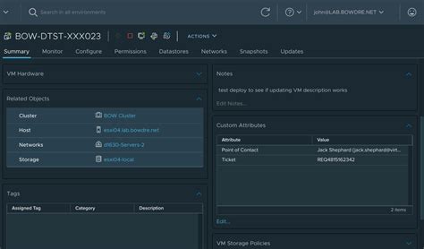 Adding Vm Notes And Custom Attributes With Vra8 Runtimeterror