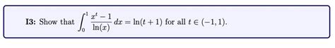 Solved 3 Series And Integration An Nonelementary Integral