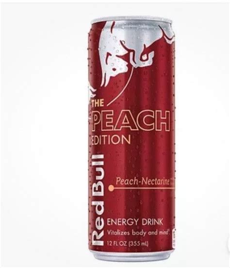 Discontinued Red Bull Energy Drink Peach Nectarine 12 Fl Oz 12 Cans