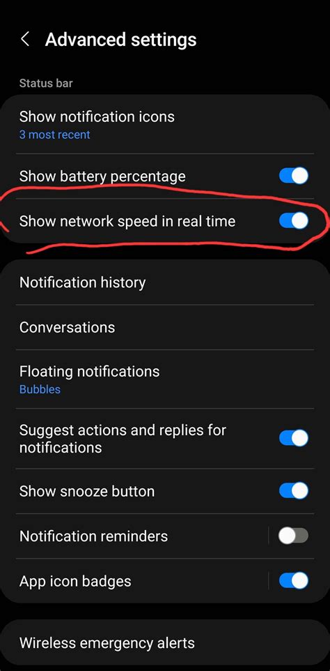 Network Speed Indicator Samsung Community