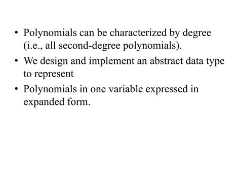 Unit 1 Polynomial Manipulation Pptx