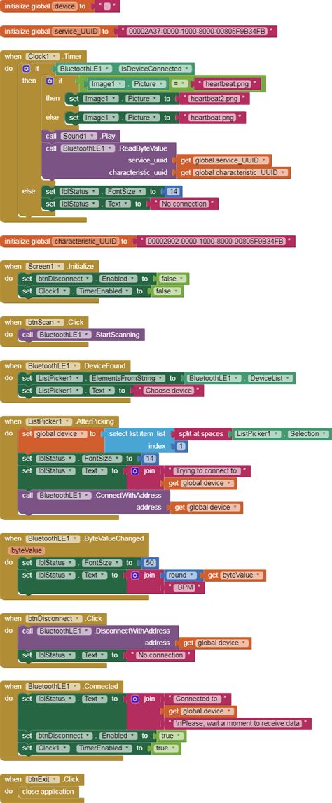Reading Ble Service In Appinventor Mit App Inventor Help Mit App Inventor Community
