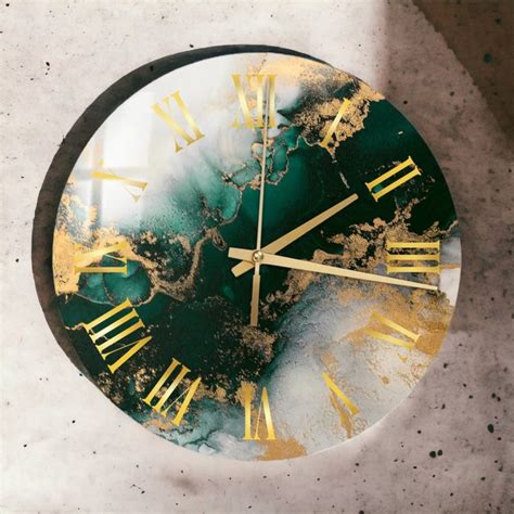 Wall Clock Glass Wall Clock Clock Models For Living Room 30x30cm Etsy