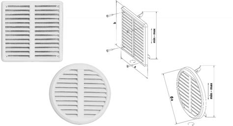 Вентилационна решетка с мрежа регулируема