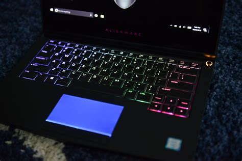 Alienware RGB Keyboard Backlighting Shot Alienware
