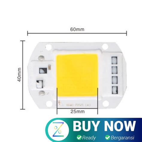 Jual Chip Lampu COB LED Floodlight Spotlight 220V 50W Cool White White Shopee Indonesia
