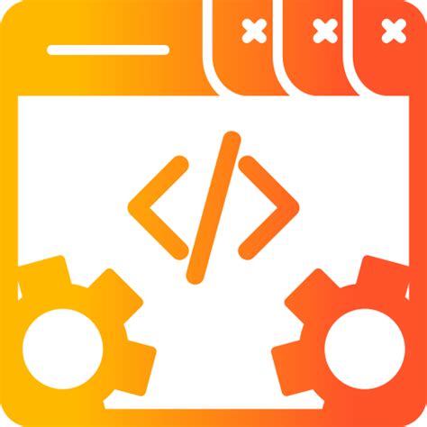code optimisation generic flat gradient icon