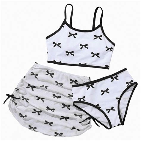 Hessimy Girls Two Piece Bikini Swimsuit Set Upf 50 Sun Protection