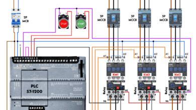 Star Delta Starter Motor Control Circuit Using LOGO V PLC Electrical Wiring Electricity