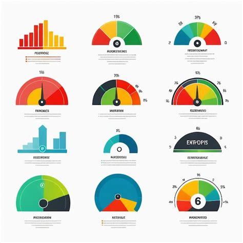 Key Performance Indicators Kpis Vector Set White Background Isolated A High Qua Premium Ai