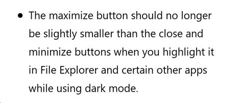 The Reason Why The Maximize Button In Dark Mode Win32 Windows Looks