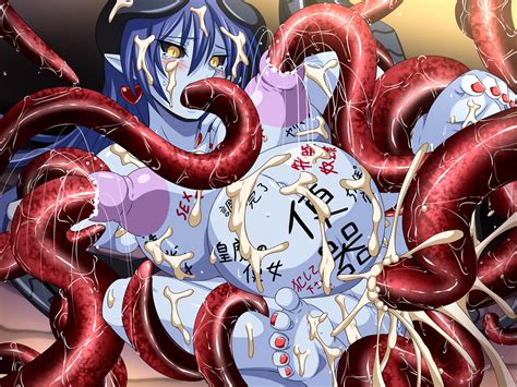 Rule 34 Anal Astaroth Shinrabanshou Barefoot Blue Hair Blue Skin