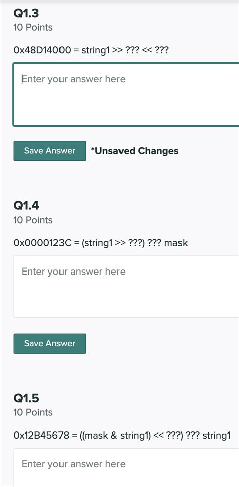 Solved Consider Variable String1 Ox12345678 And Variable
