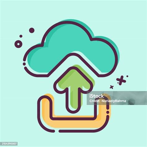 아이콘 클라우드 업로드 버튼 다운로드 기호와 관련이 있습니다 Mbe 스타일 심플한 디자인 일러스트레이션 가상현실에 대한 스톡 벡터 아트 및 기타 이미지 Istock