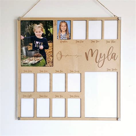 Large School Photo Frame Kindy To Year 12 Personalized Photo Frame Etsy