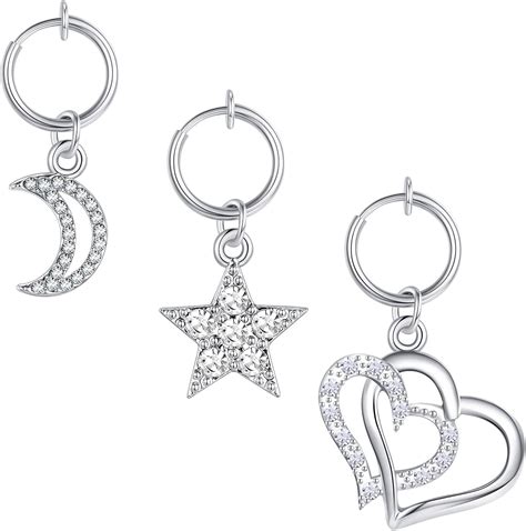 Modrsa Clip On Belly Button Rings Fake Belly India Ubuy