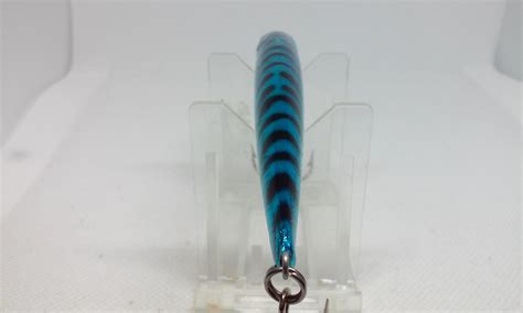 Bagley Top Gun 4 Blue On Silver Chrome Tiger Stripes F7s 4 14