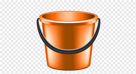 Cartoon Bucket Cartoon Bucket Cartoon Character Orange Cartoons Png