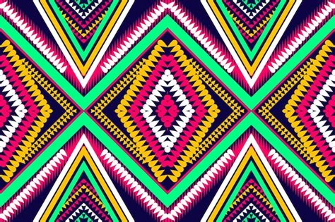 Premium Vector Aztec Tribal Geometric Vector Background In Black Blue