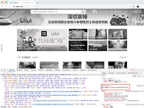 哀悼日很多网站都变成了灰色这是怎么实现的 知乎