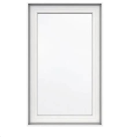 Upvc Fix Window Glass Inner Material Various Sizes Available White Color Ideal For