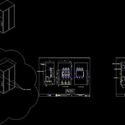 Cell Transformation High Voltage DWG Detail For AutoCAD Designs CAD