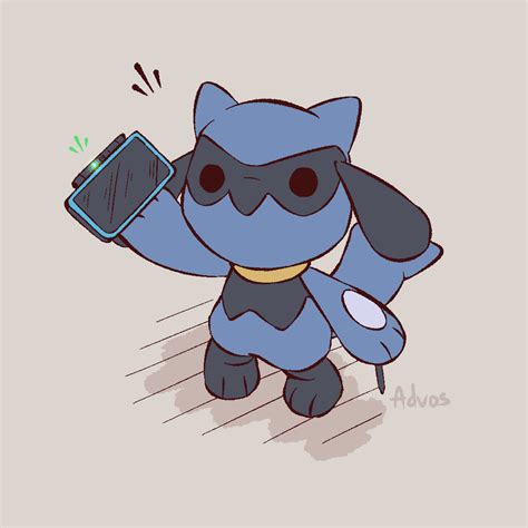 Riolu Pokemon Drawn By Advos Danbooru