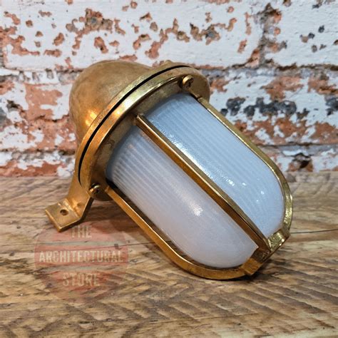 Solid Brass Wall Mounted Bulkhead Light Solid Brass Wall Mounted Bulkhead Light