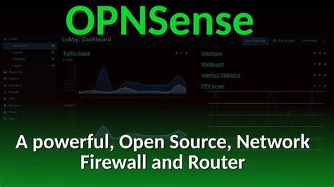OPNSense A Powerful Open Source Network Firewall And Router YouTube