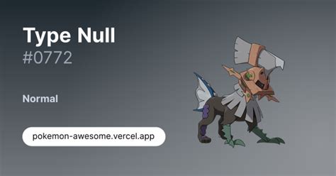 Type Null · 0772