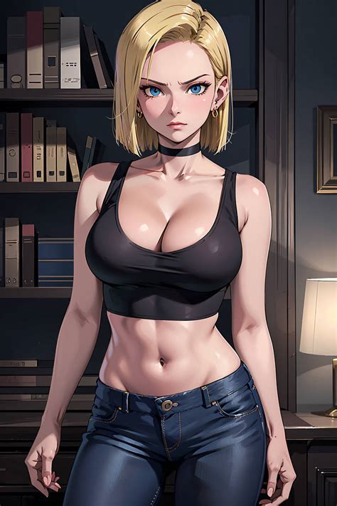 Android 18 By Pixelaiarts On Deviantart