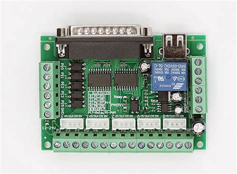 Mach3 Cnc 5 Axis Interface Breakout Board For Stepper Motor Driver Cnc Mill St [25016] Us 3 30