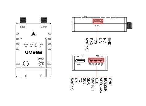 Holybro H Rtk Unicore Um982 Dual Antennen Gps Rtk Modul 12036 Flight Controller And Accesories