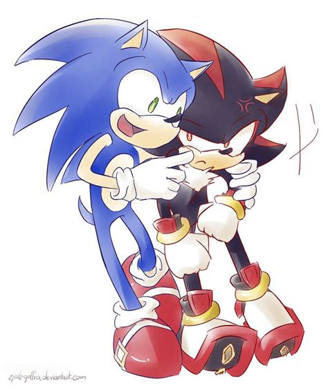 Sonic And Shadow Sonic And Shadow Brothers Sonic The Hedgehog And