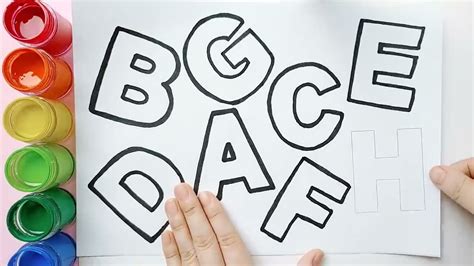 영어놀이 알파벳 그리기 색칠하기 알파벳 가위로 오리기 알파벳 순서대로 놓기 붙이기 Abcd Song A For Apple Youtube