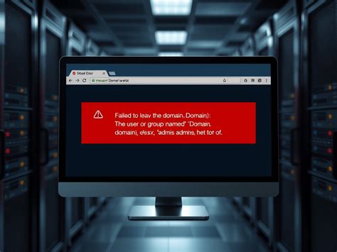Resolving Vmware Esxi Domain Leave Error User Or Group Does Not Exist