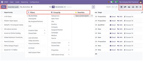 Activity Management In Odoo 17 Crm Odoo 17 Community Book