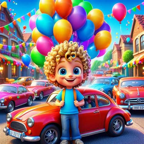 🔖 Промпт Напиши картину поздравление с днём рождения мальчику крутые