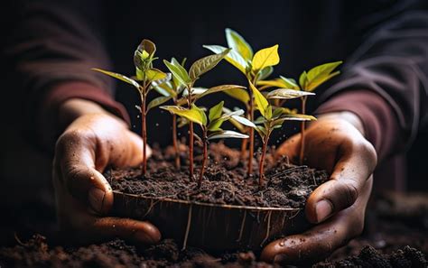 Premium Photo Plant A Tree Ecology And Environment Concept