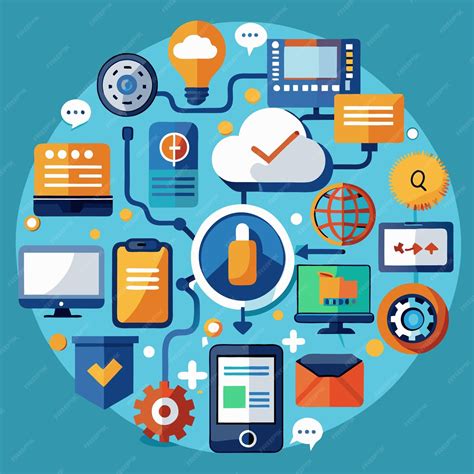 Cloud Computing Data Security And Networking Concept Premium Ai