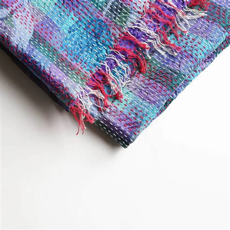 Kantha Silk Scarf — One New Road